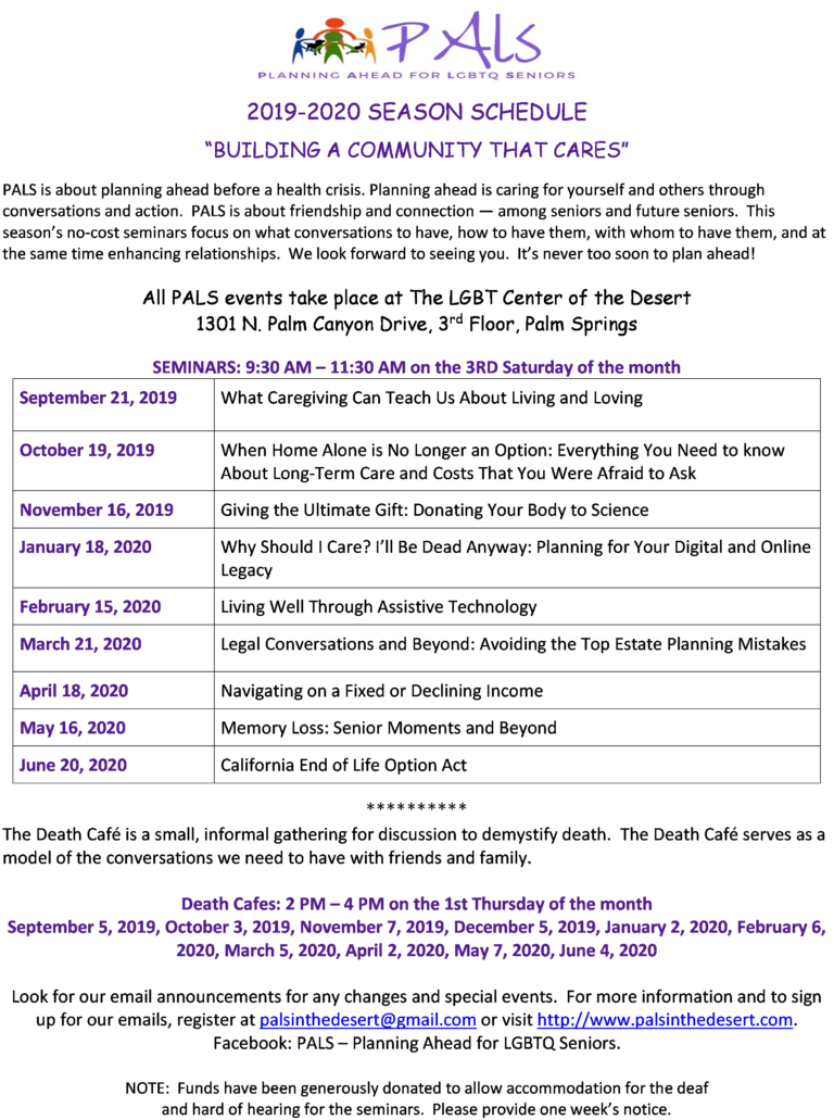 2019-2020-Seminar-Schedule | PALS